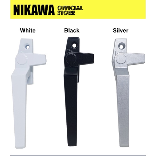Aluminum HDB Lever Casement Window Handle (Black/White/Silver) WH01 ...
