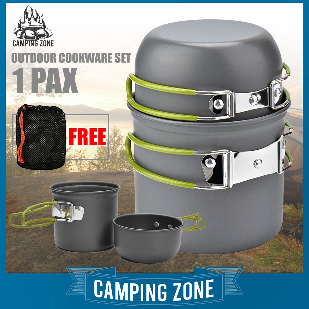 Outdoor Camping Cooking Set Hiking Cookware Camping Cookware Travel ...