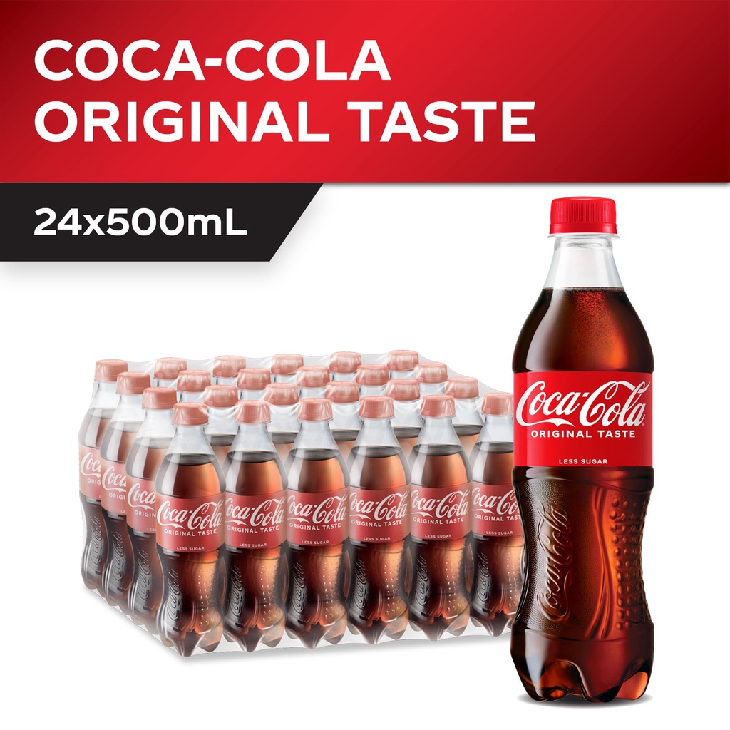 Coca-Cola Original Taste (24 x 500ml) – Case (Halal) | Shopee Singapore