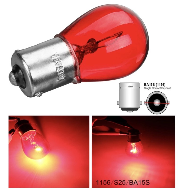 lta approved Halogen bulbs brake signal reverse 1156 1157 ba15s bau15s ...