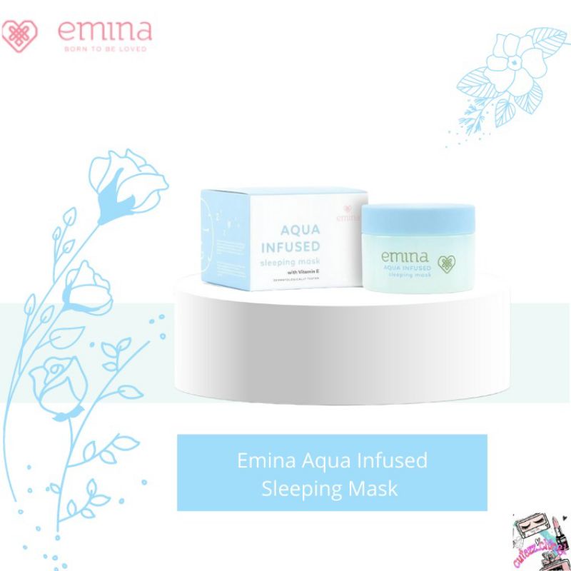 Cutezz_ching1 Emina Aqua Infused Sleeping Mask 30g | Shopee Singapore