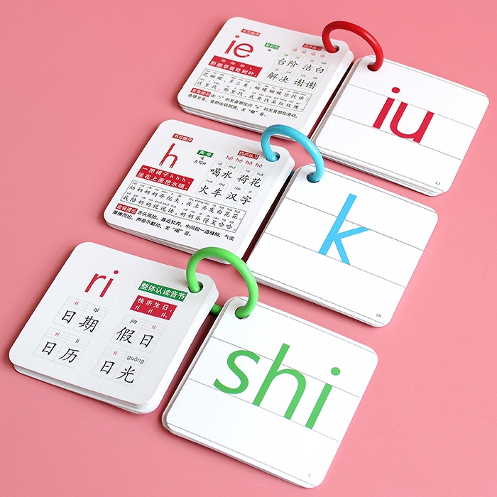 Learn Chinese Characters Pinyin Cards Kids Toddlers 3 To 6 Year-olds ...