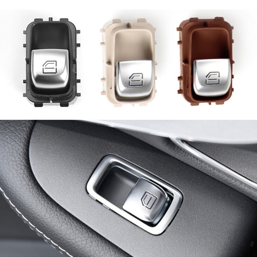 Car Window Control Switch With Chrome Lifter Button Assembly For ...
