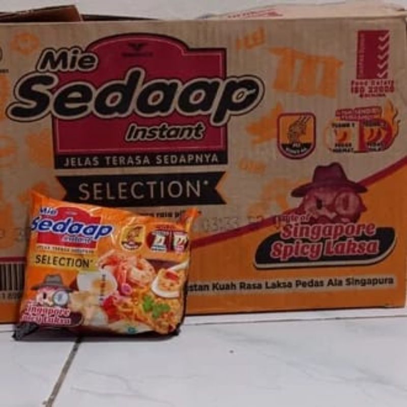 (Bundle 1 carton) mie sedaap Singapore spicy laksa flavour - instant ...