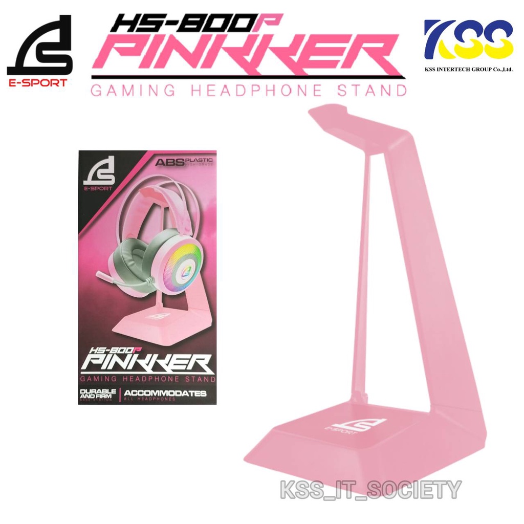 SIGNO E-Sport Gaming Headphone Stand Model PINKKER HS-800P (Pink Hanger ...