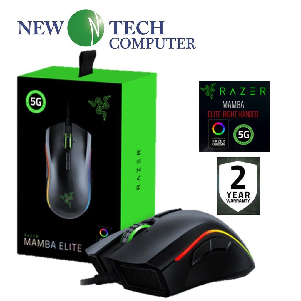 RAZER MAMBA ELITE GAMING MOUSE with Chroma RGB Lighting 9 buttons ...