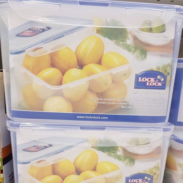 Locknlock plastic box 4500ml | Shopee Singapore