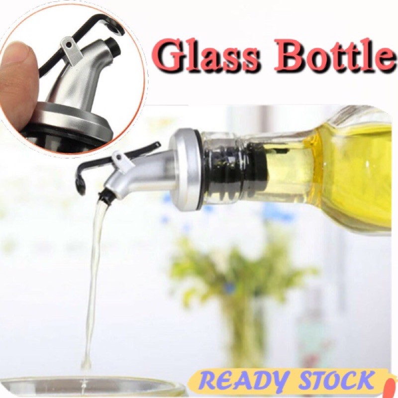 Kitchen Glass Bottle and Stainless Steel Transparent Oil Pot厨房玻璃油瓶 ...