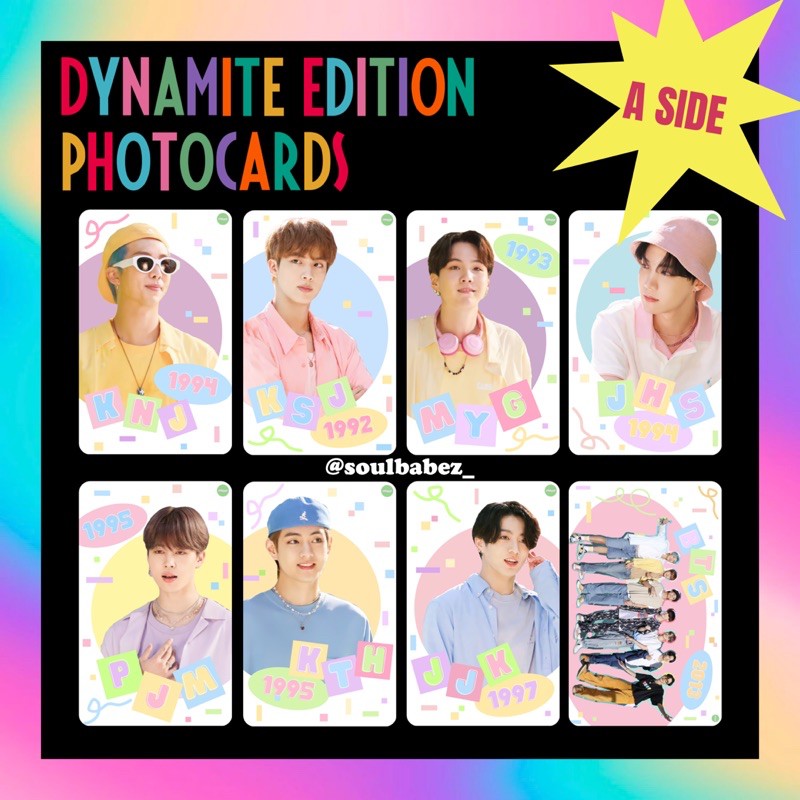 Bts DYNAMITE PHOTOCARD (DISCONTINUED) | Shopee Singapore
