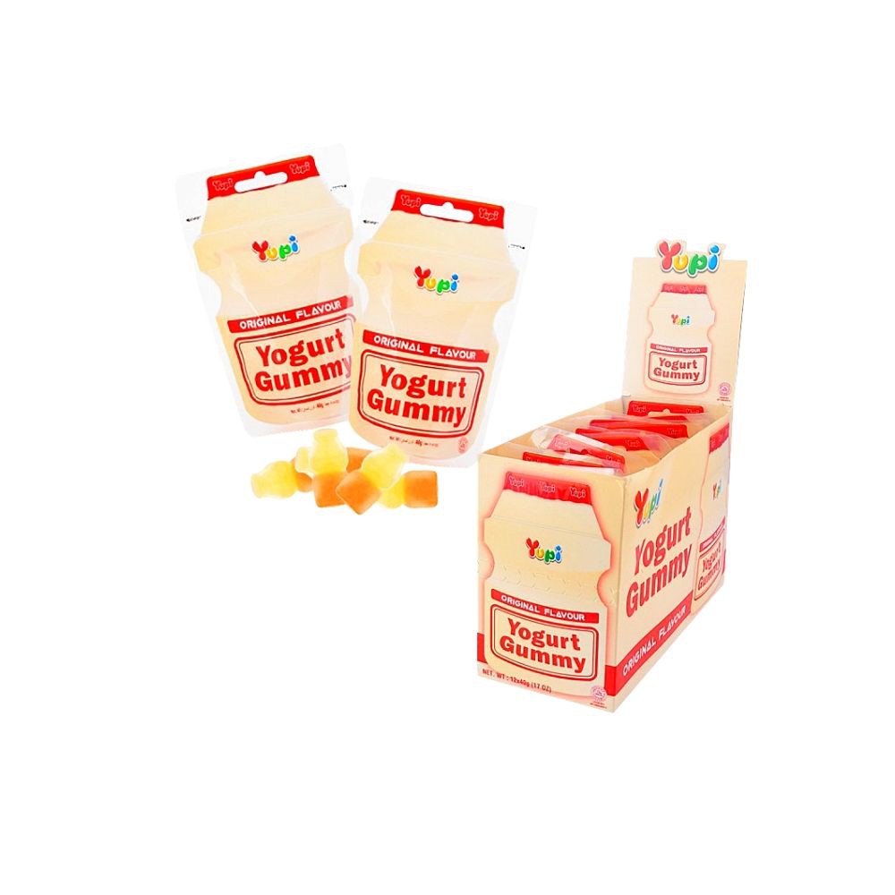 Yupi Gummy Original Yoghurt (40g x 12 Packs) | Shopee Singapore
