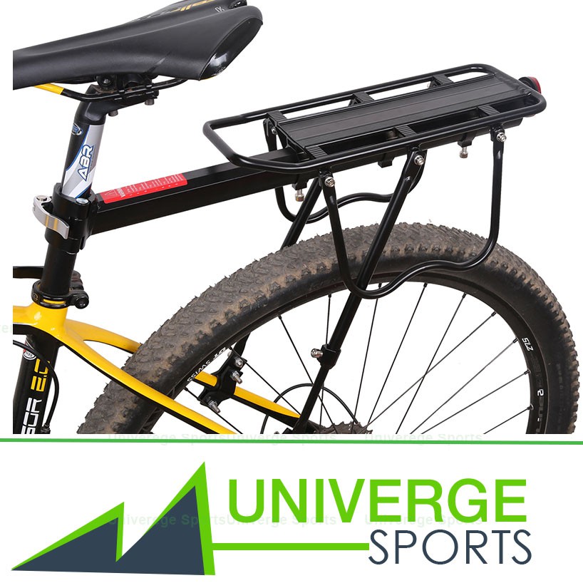 Aluminum Alloy MTB Bike Adjustable Rear Rack Panniers Bag Carrier ...