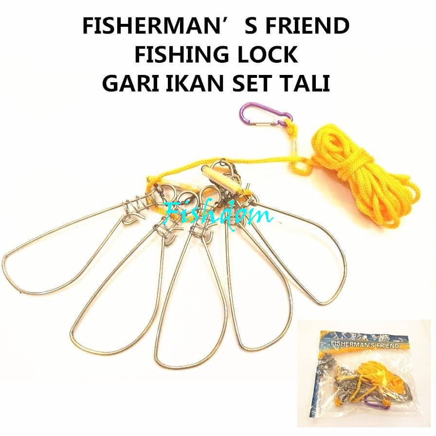 FISHERMAN’S FRIEND FISHING LOCK GARI IKAN SET TALI FISH LOCK MS8008 ...