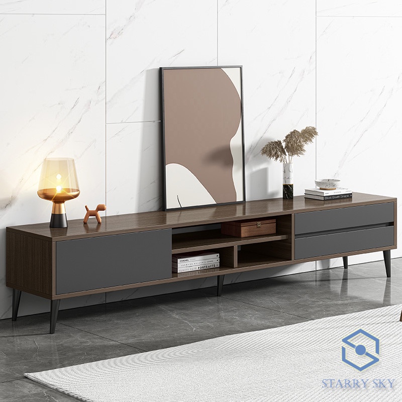 lss lss BBH Cabinet Tv Living Room Storage Tv Integrated Combination ...