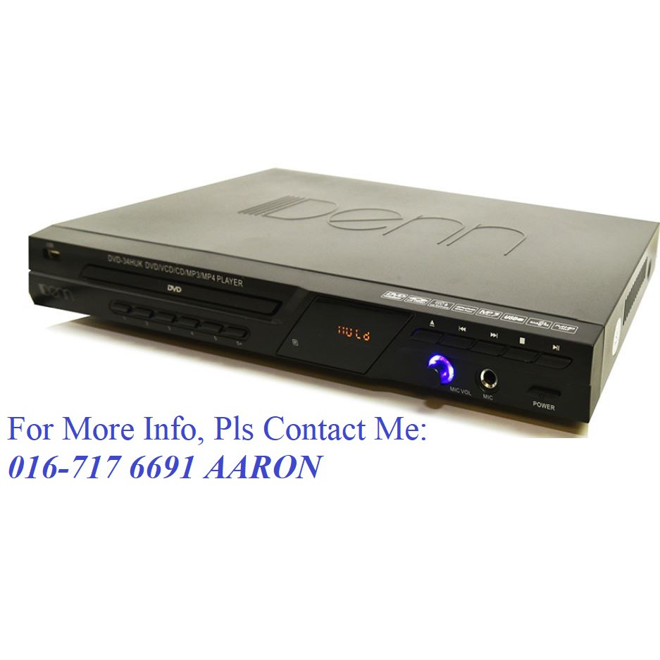 Denn DVD Player (HDMI & MIC) | Shopee Singapore