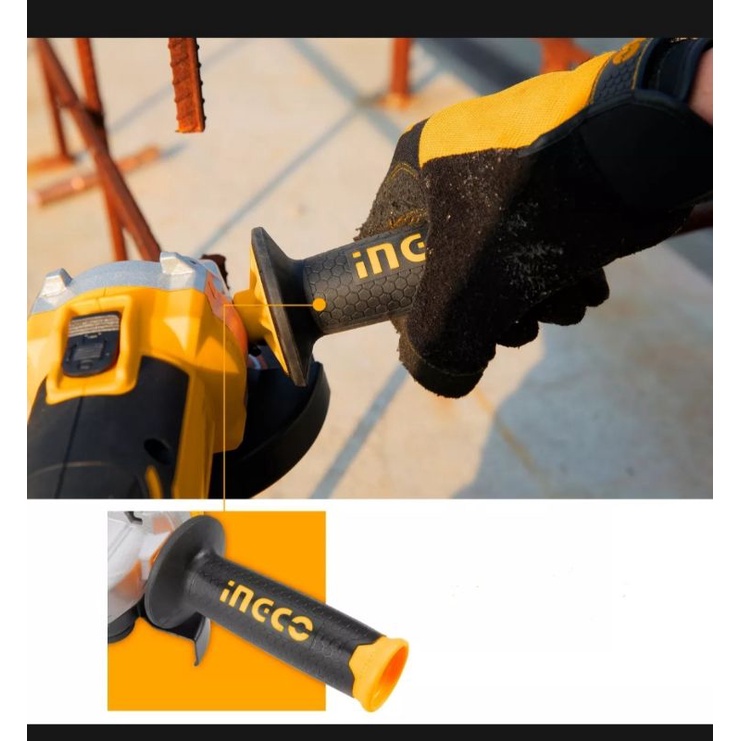 INGCO Lithium-Ion Angle Grinder with brushless motor CAGLI1002 (body ...