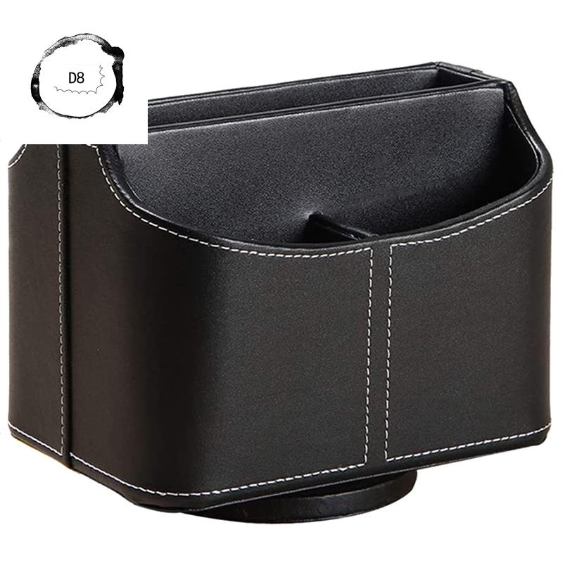 [In stock]-Leather Remote Control Holder,360 Degree Spinning Desk TV ...