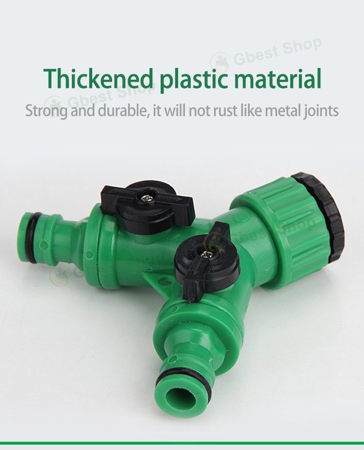 2 Way Connector Y Shape Water Pipe Hose Pipe Splitter Garden ...