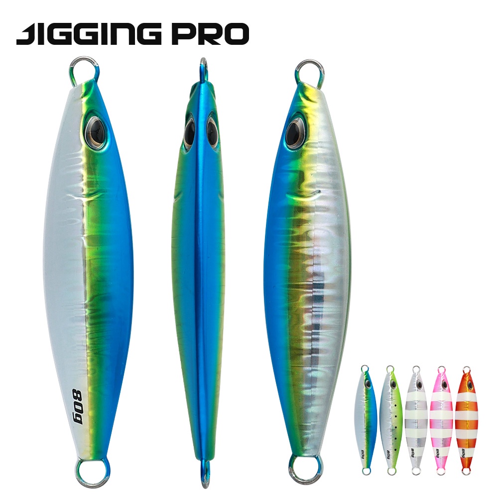 Jiggingpro New Model Koija Jig 60g 80g Lead Slow Jigging Lure Saltwater ...