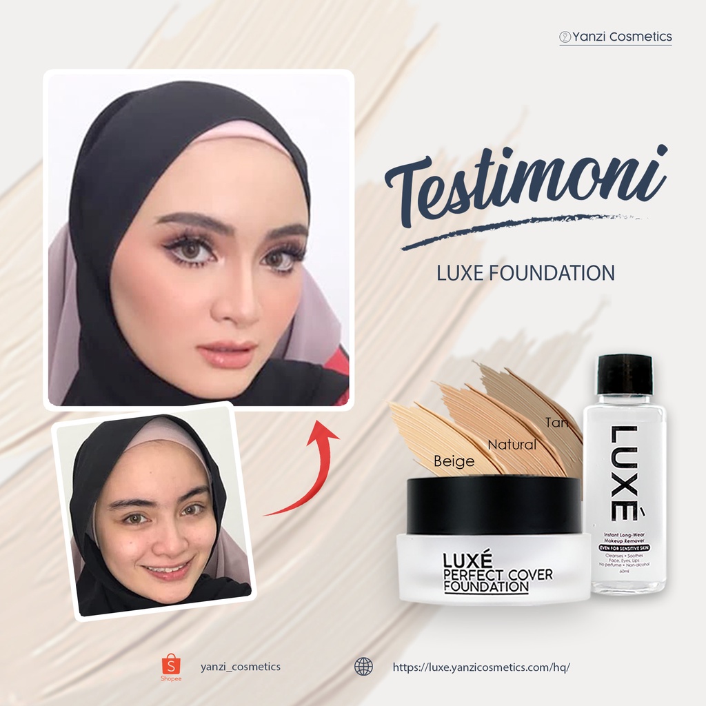 LUXE OFFICIAL HQ LUXE FOUNDATION FULL COVERAGE 200 Shopee Singapore