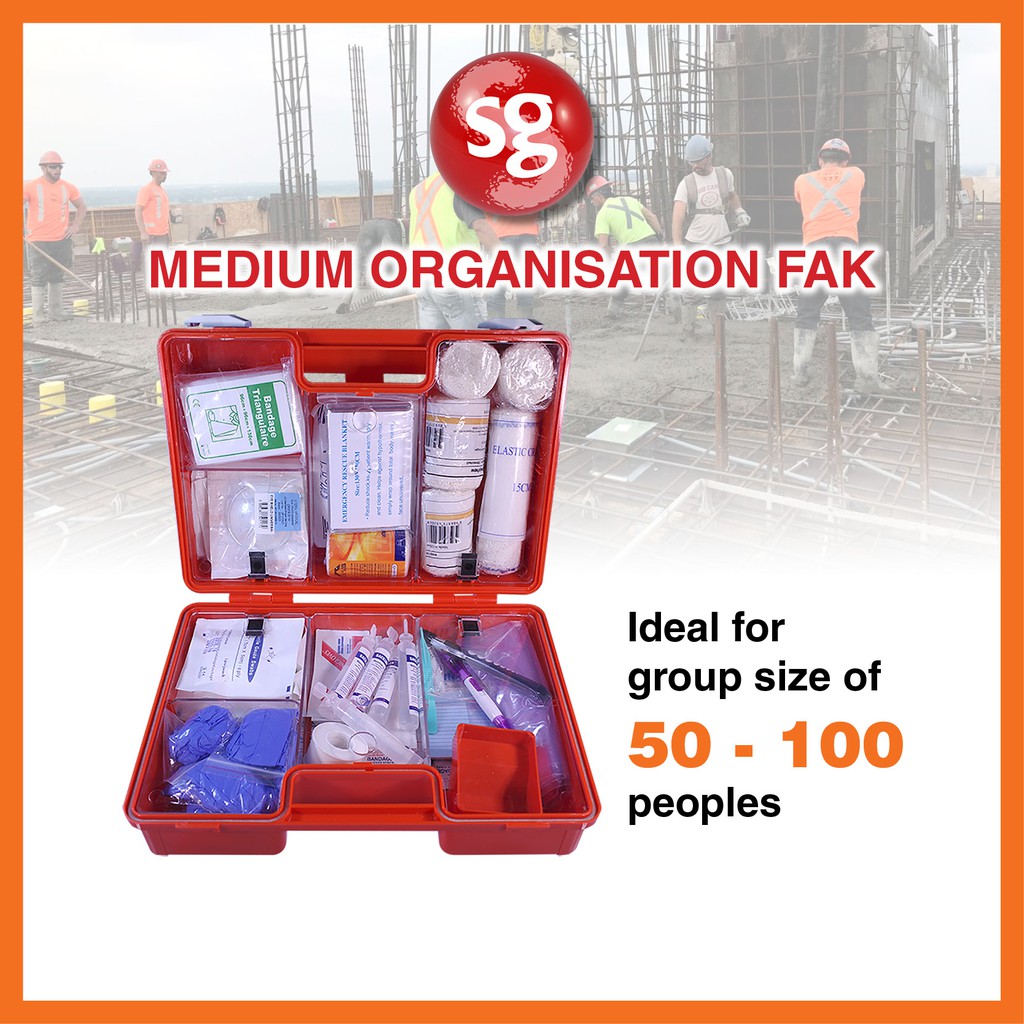MtK Healthcare First Aid Kit - Medium Size of 50-100pax. Most ...