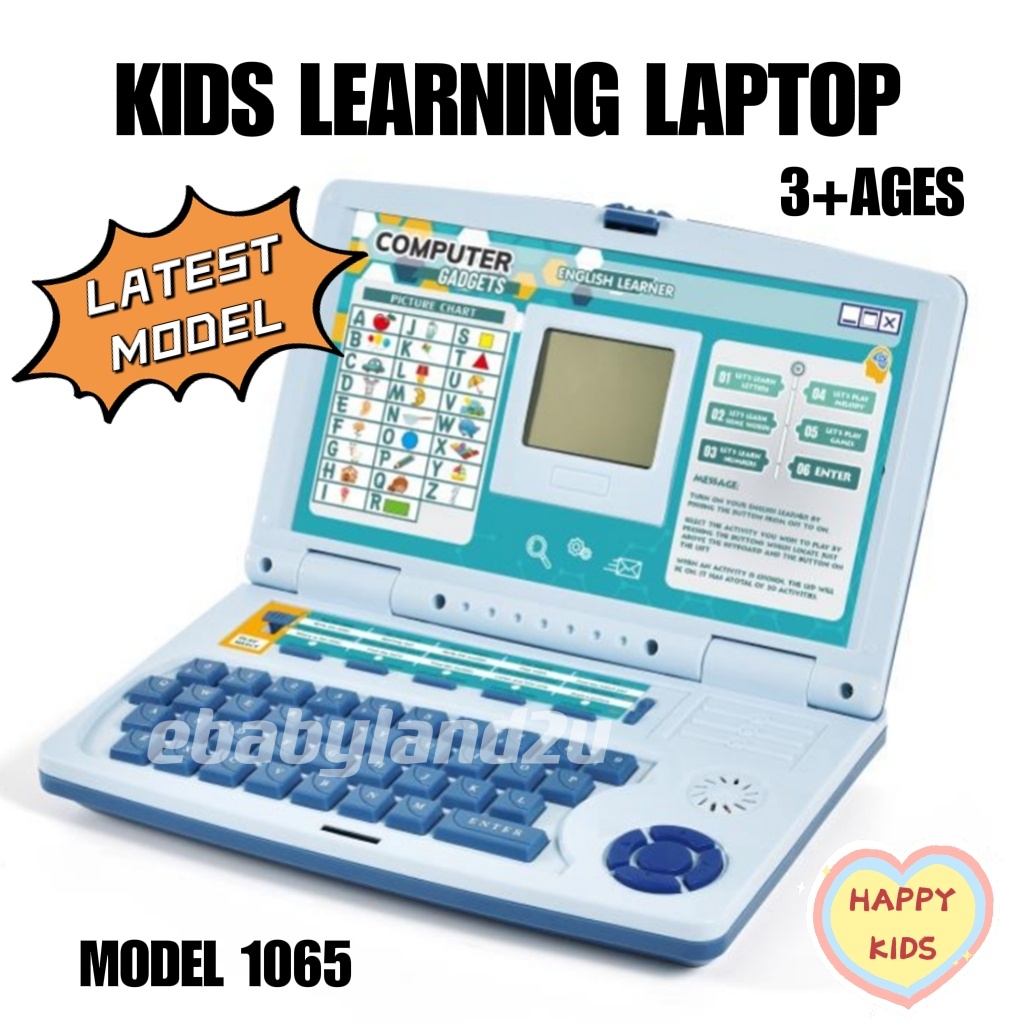 Kids Laptop Kids Early Learning 20 Activities English Learner ...