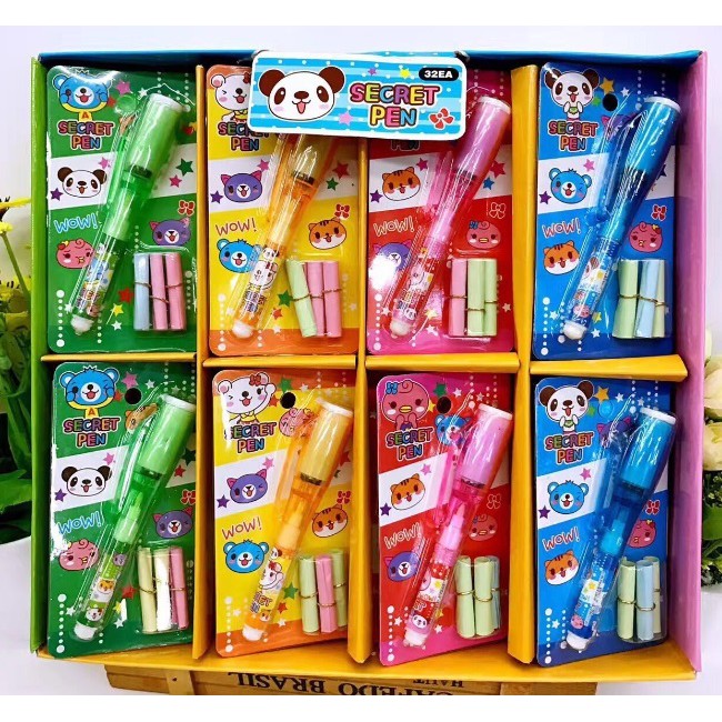 🖊💡 Magic Secret Pens 💖 Kids Party Favors 💖 Goodie Bags Birthday Pack 💖 ...