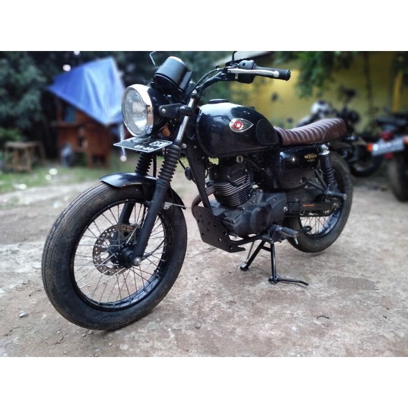 Kawasaki w175 w175 se w175 se w175 cafe pnp custom Front Fender ...