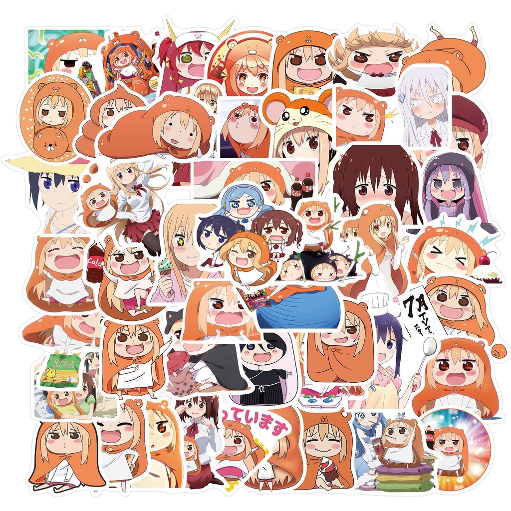 50 pcs Himouto! Umaru-chan Anime Waterproof PVC Stickers（2） | Shopee ...