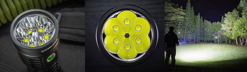 Sofirn Q8Plus (EC06) Super Powerful LED Flashlight 16000lm USB C ...