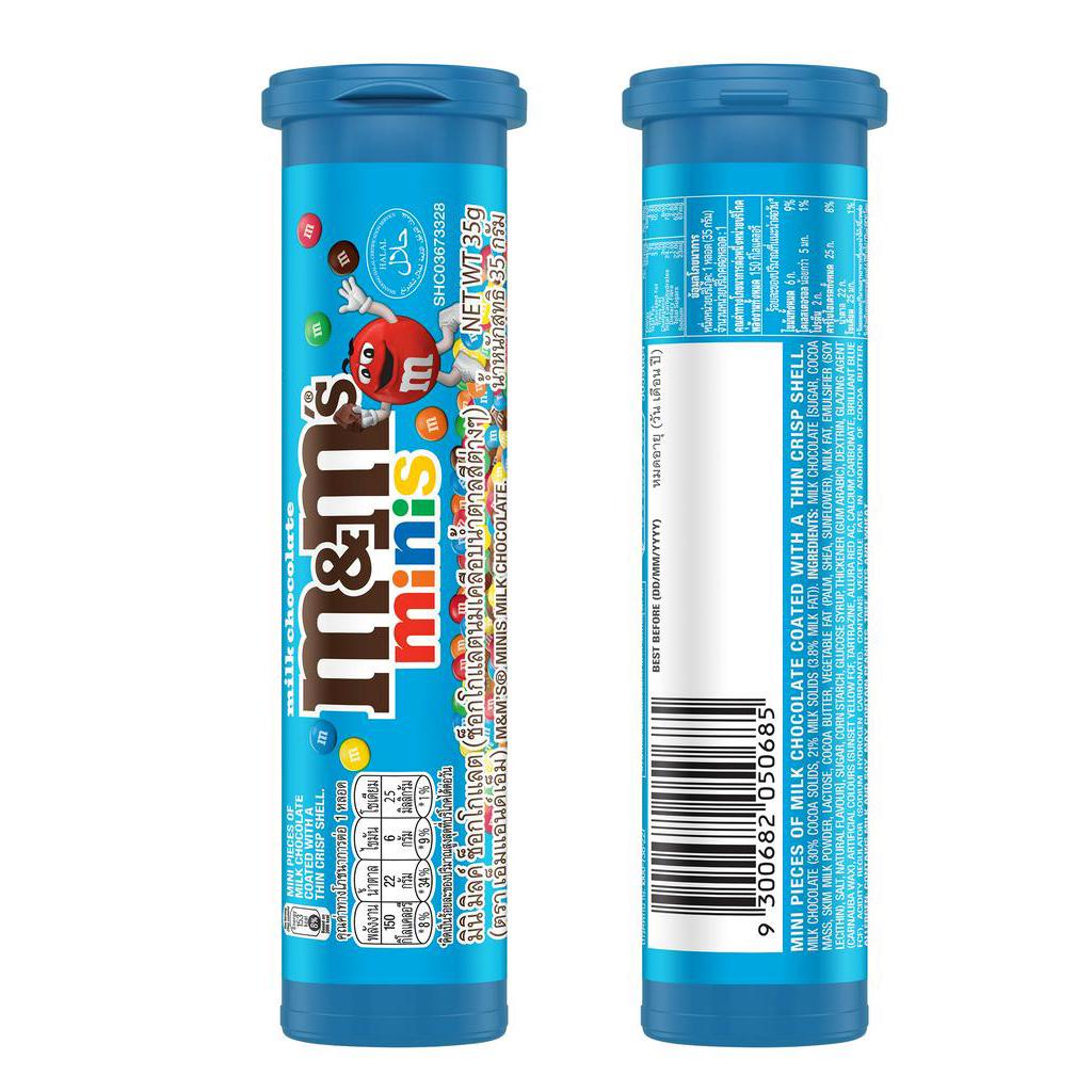 M&M's Milk Chocolate Minis Tube 35g | Shopee Singapore