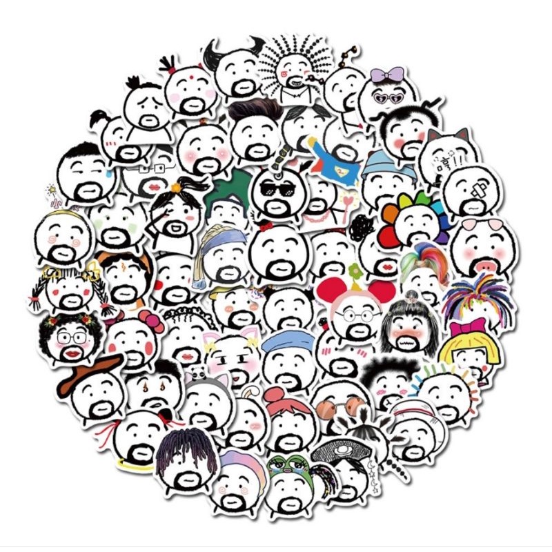 [SG] 10 Random China Meme Wei Xin Stickers Waterproof Stickers | Shopee ...