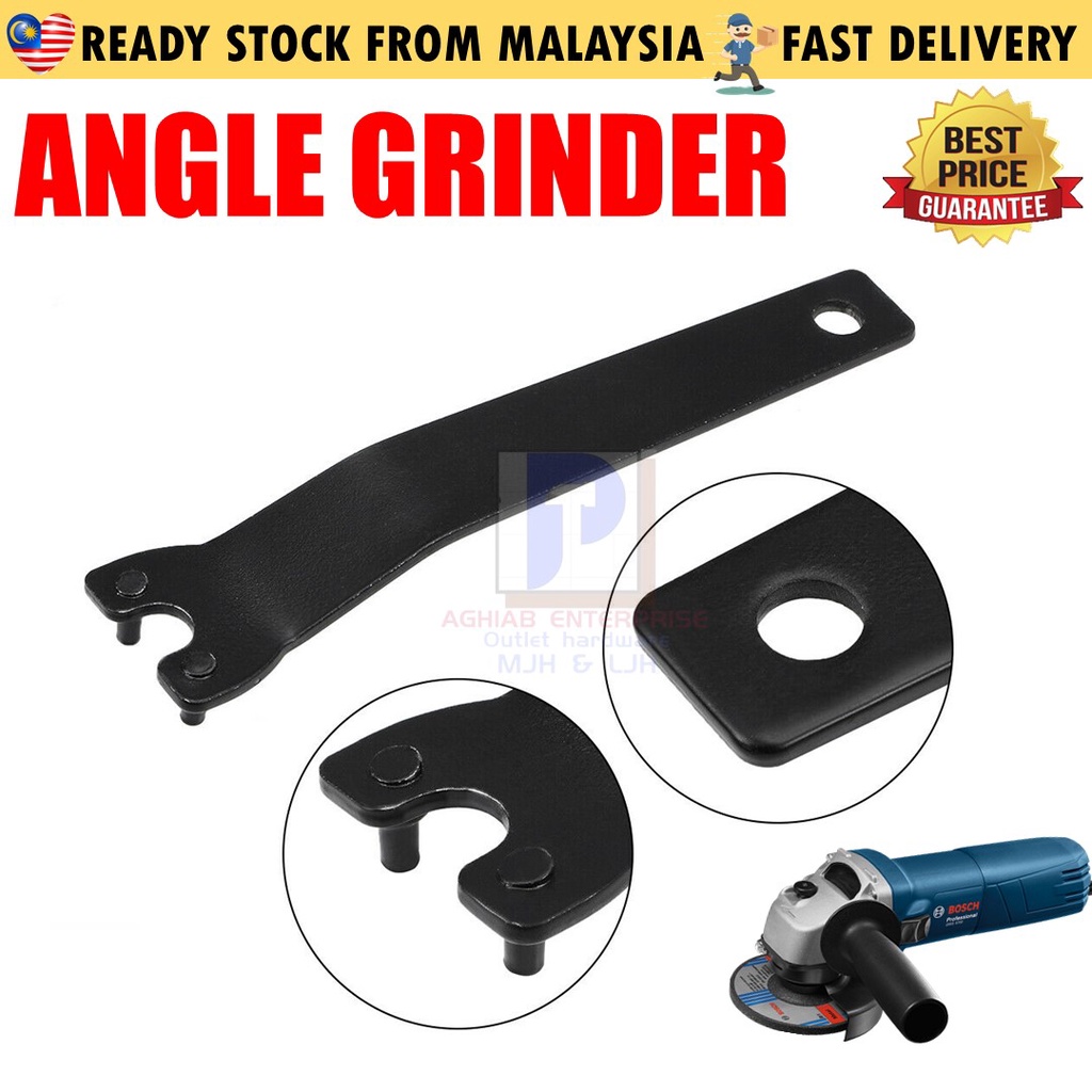 M10 Angle Grinder Flange Kit Lock Nut Pin Wrench ( Standard for 100mm ...