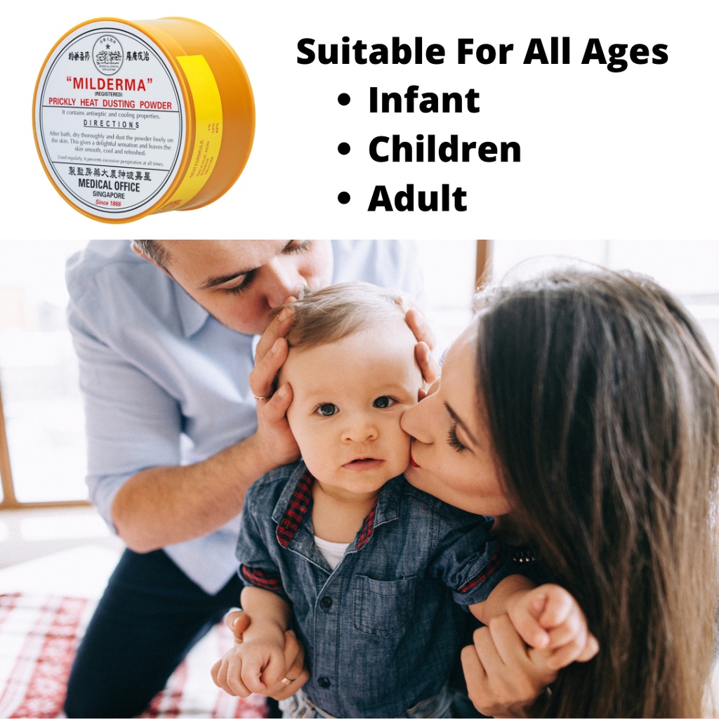 SMO Milderma Prickly Heat Dusting Powder for Skin | Bed Sores ...