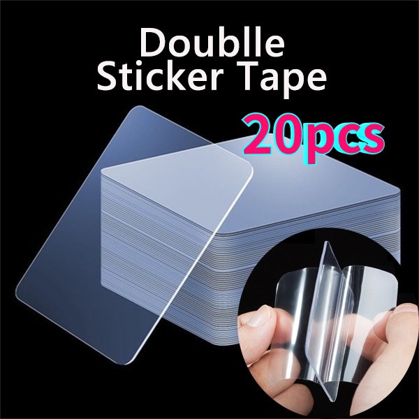🔥20pcs double-sided self-adhesive tape, bathroom super sticky ...