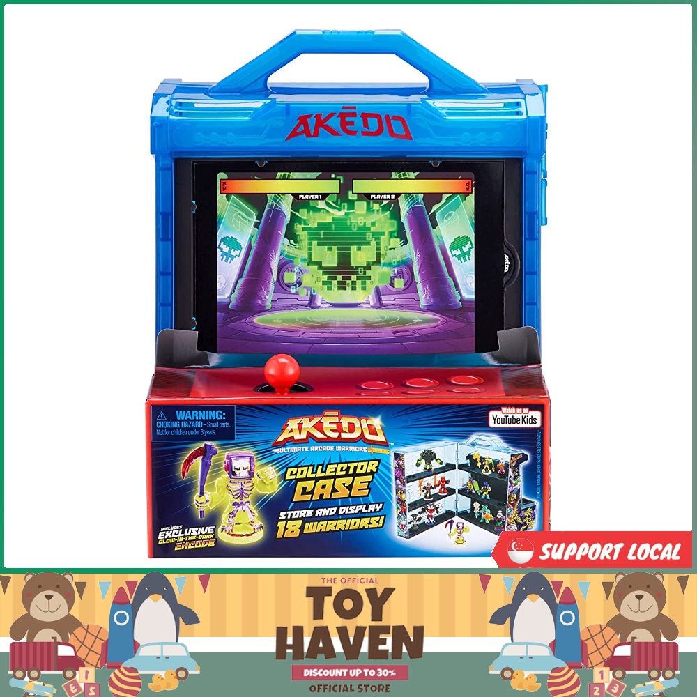 [sg stock] Akedo Ultimate Arcade Warriors Collector Case Mini Battling ...