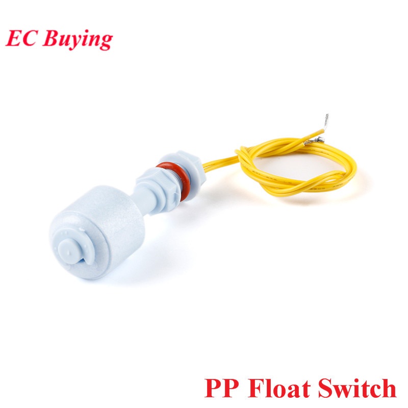 PP Floating Ball Switch Liquid Water Level Sensor Horizontal Float ...