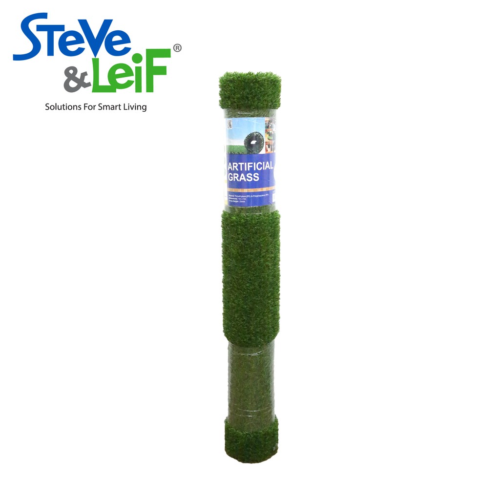 Steve & Leif Artificial Green Grass (1mx1m/1mx2m)[20mm grass height ...