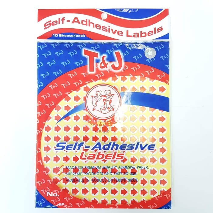 Tom & JERRY Sticker LABEL NO.130 (Arrow) | Shopee Singapore