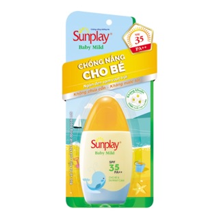 Sunplay BABY MILD Sunscreen Milk for Babies and Sensitive Skin SPF35 ...
