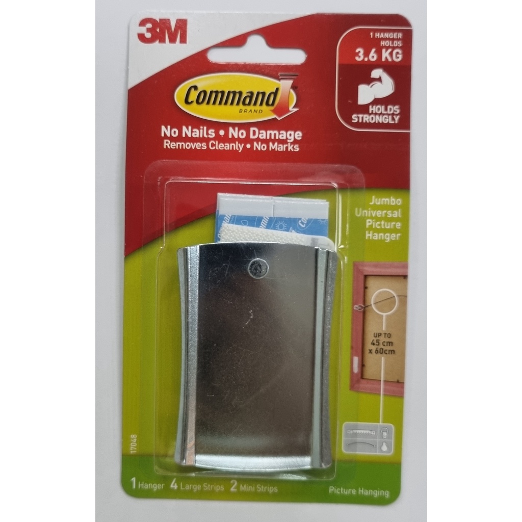 3M Command Jumbo Universal Picture Hanger - 17048 | Shopee Singapore