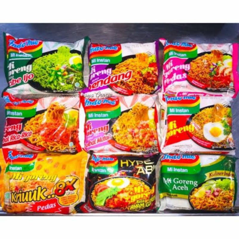 Indomie goreng And kuah Various Flavor Variants (There Is A New Taste ...