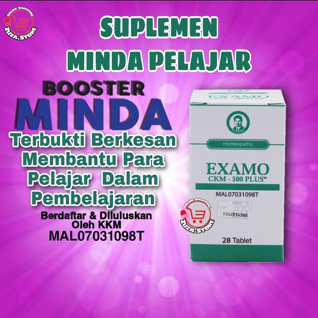EXAMO CKM 500 PLUS @ EXAMO Hijau - Suplemen Minda Neuro Terbaik Nutrisi Excel Exama [ Best Brain ...