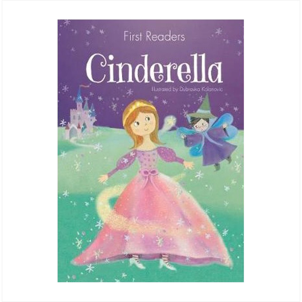 First Readers Cinderella Hardcover Storybook For Kids To Learn How To Read | Shopee Singapore