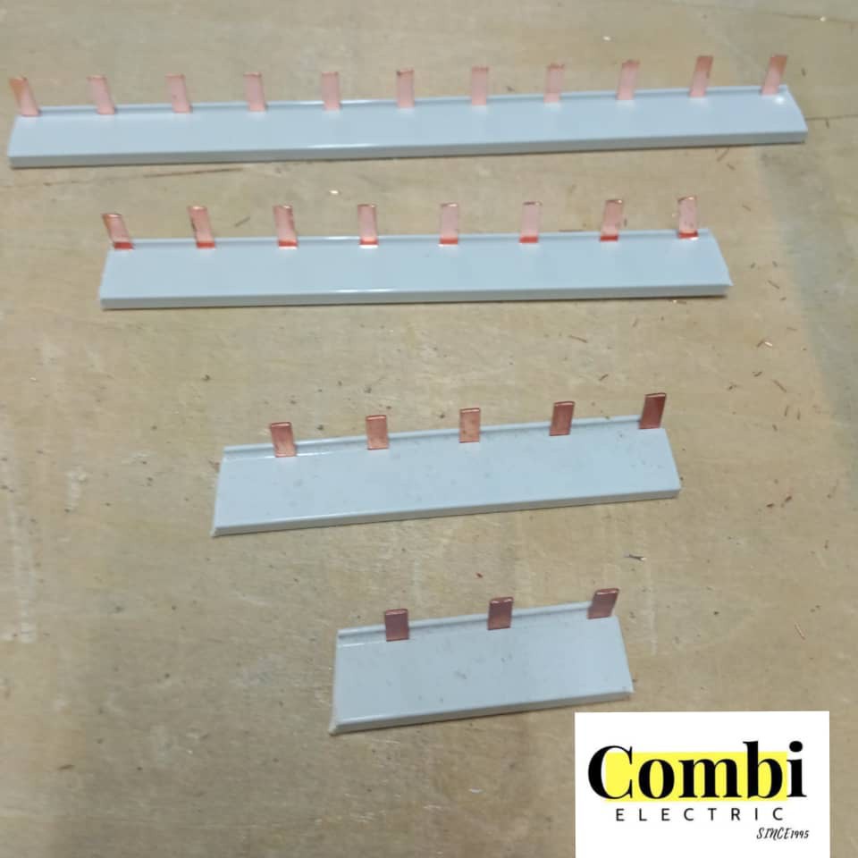MCB COPPER BUSBAR 1 Pole / Single Pole( Loose Cut ) MCB Busbar / Copper ...