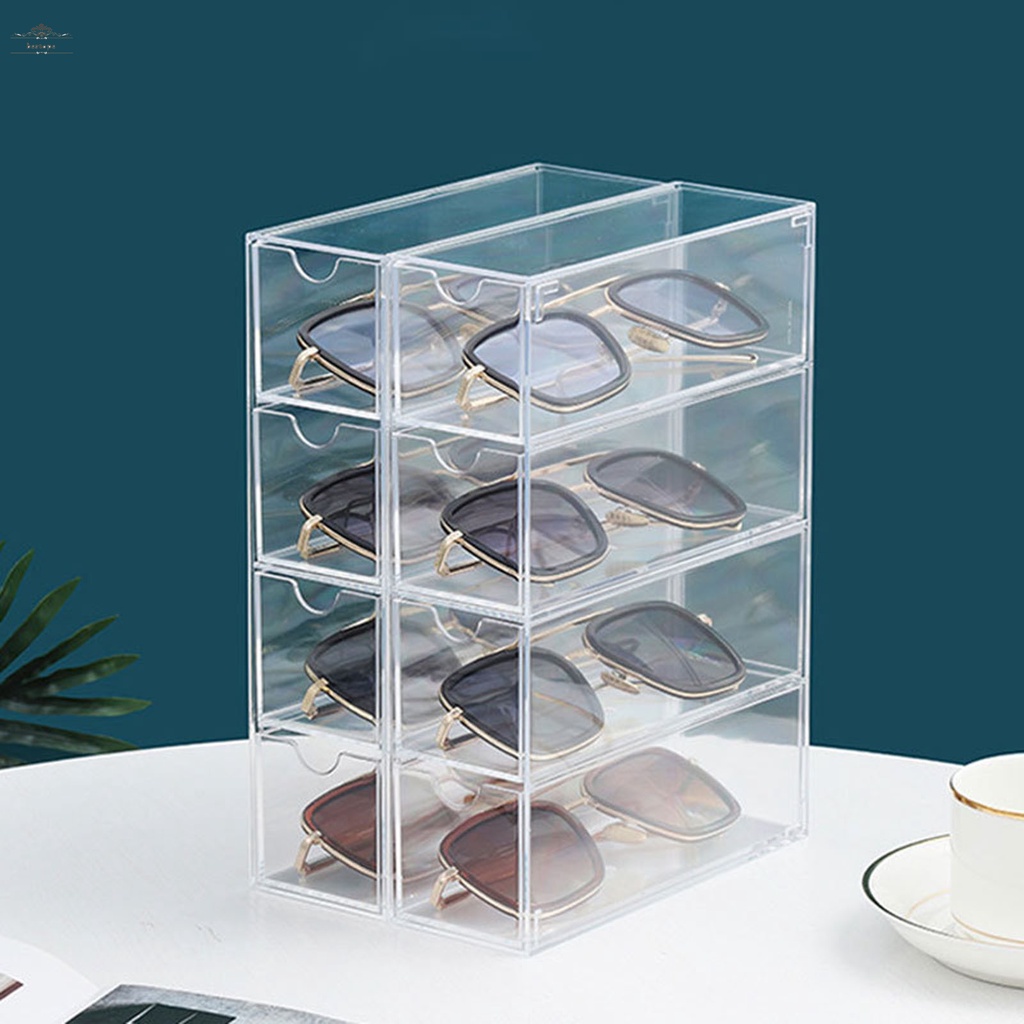 Drawer Glasses Case Display Elegant Lightweight Organizer for Glue Clip ...