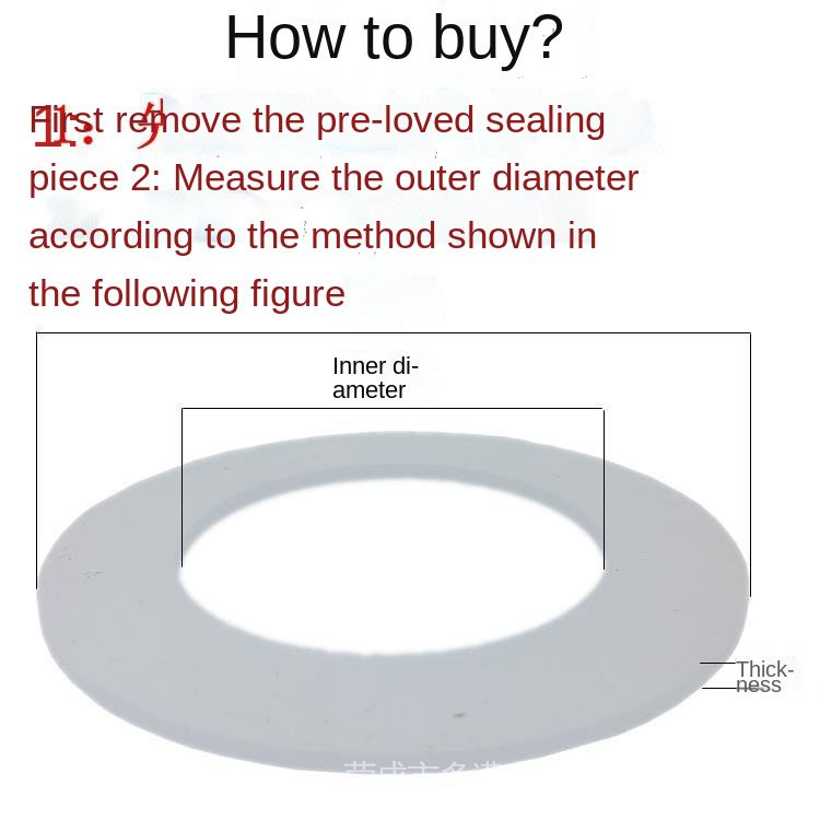 Closestool Fittings Water Tank Outlet Valve Silicone Gasket Drain Valve ...