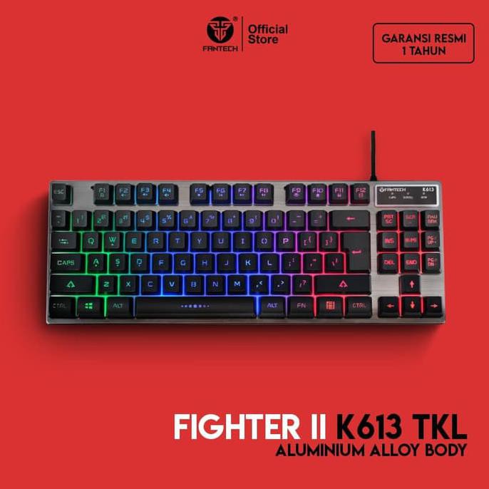(Pay In Place) Fantech Fighter K613 Tkl - Rgb Gaming Keyboard | Shopee ...