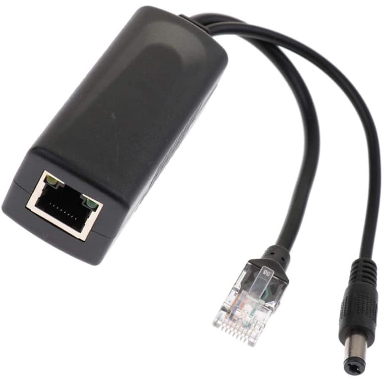 1 pcs PoE Splitter Cable Power Over Ethernet 48V to 12V 2A POE Splitter ...