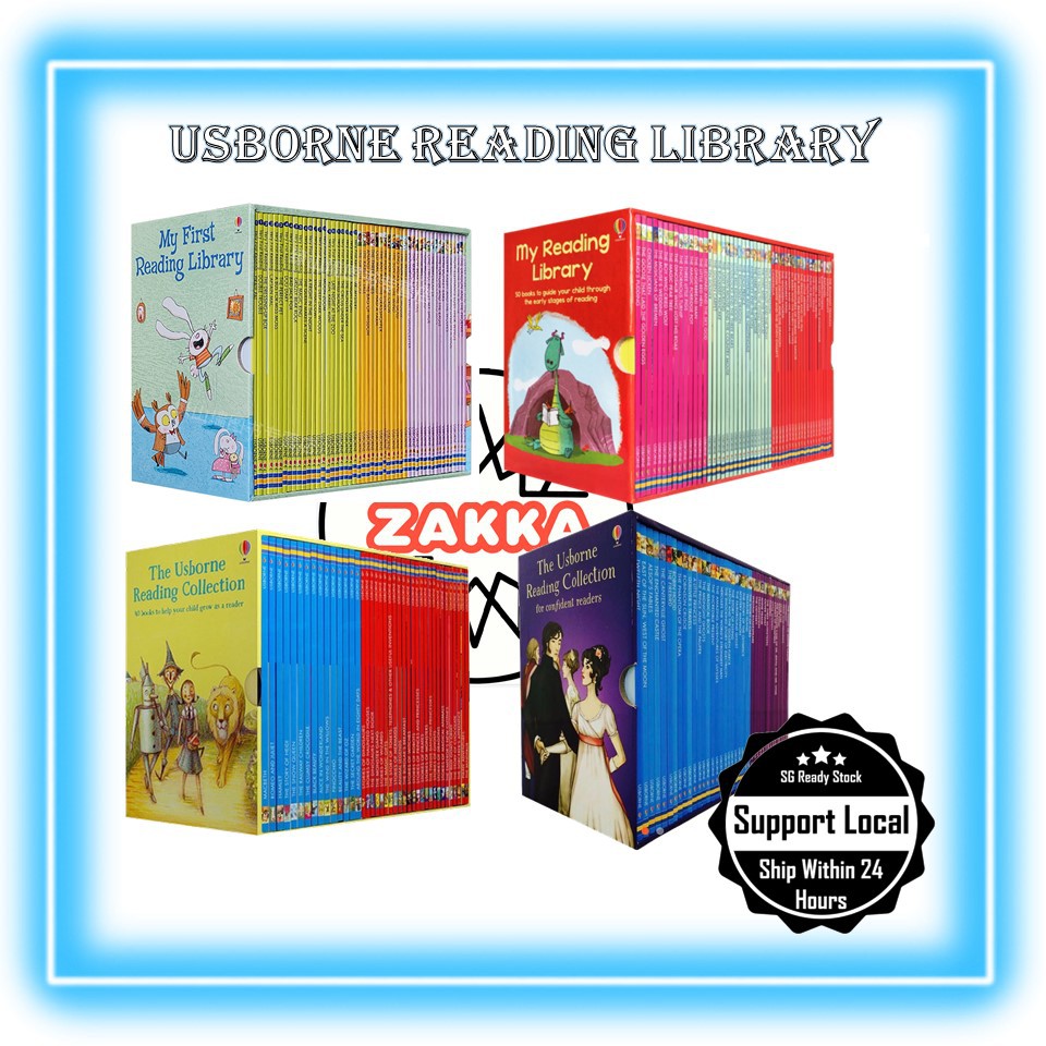 [Ready Stock] Usborne Reading Library (First Library, Second Library ...