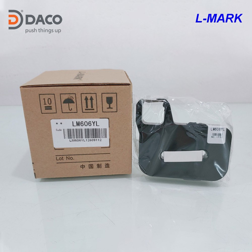 Lm606yl PRINTING LABELS WITH INK FOR LK360 LMARK 6MMX6M YELLOW TANK ...